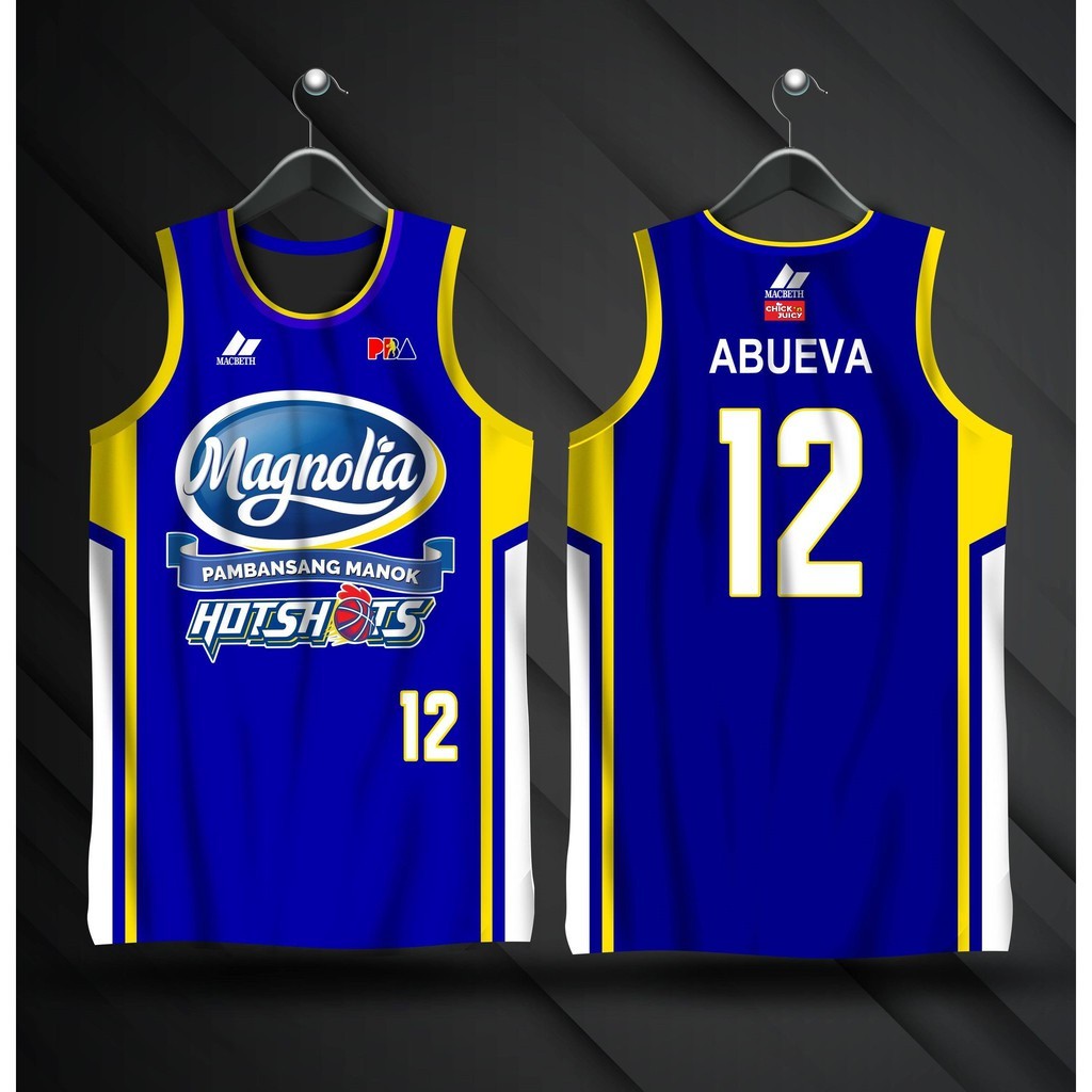 PBA JERSEY | Magnolia Hotshots Pambasang Manok Blue | Customize Full ...