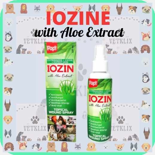 [VETKLIX]:A-Papi,PL/Iozin?K*Animal~A*Wound~o*Spray~g*120ml~w*with~V ...