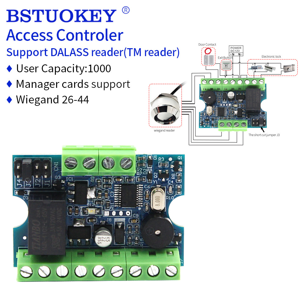 ️12V Access Controler with Magnetic Lock Gate Entry System Set DALLAS ...