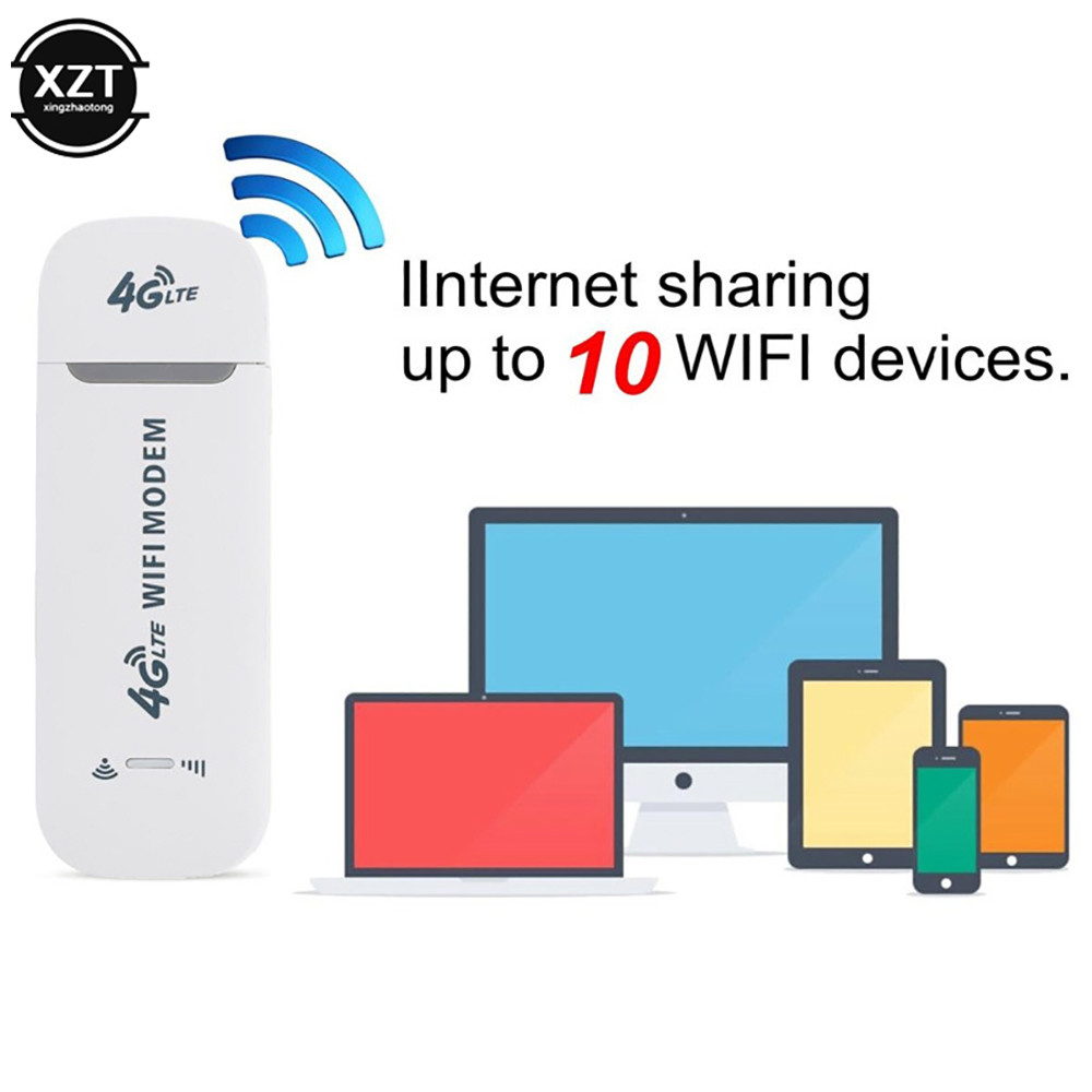 ☽Pocket 4G LTE Rouer Wireless USB Dongle Mobile Broadband 150Mbps Modem Stick Sim Card Wireless ...