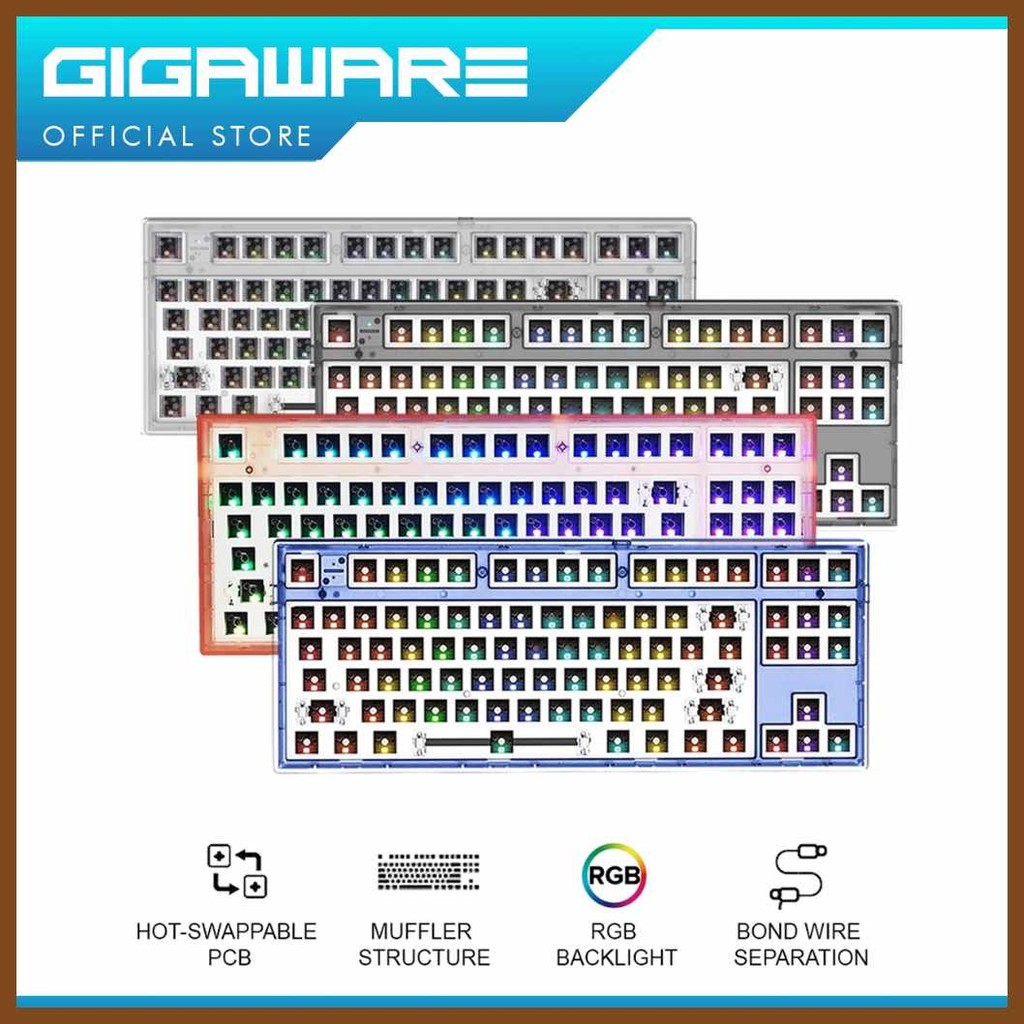 Gigaware.Bm$MK870!c!DIY!M,87!D,Keys!V,Hot-swappable!p,80%!h,Mechanical ...