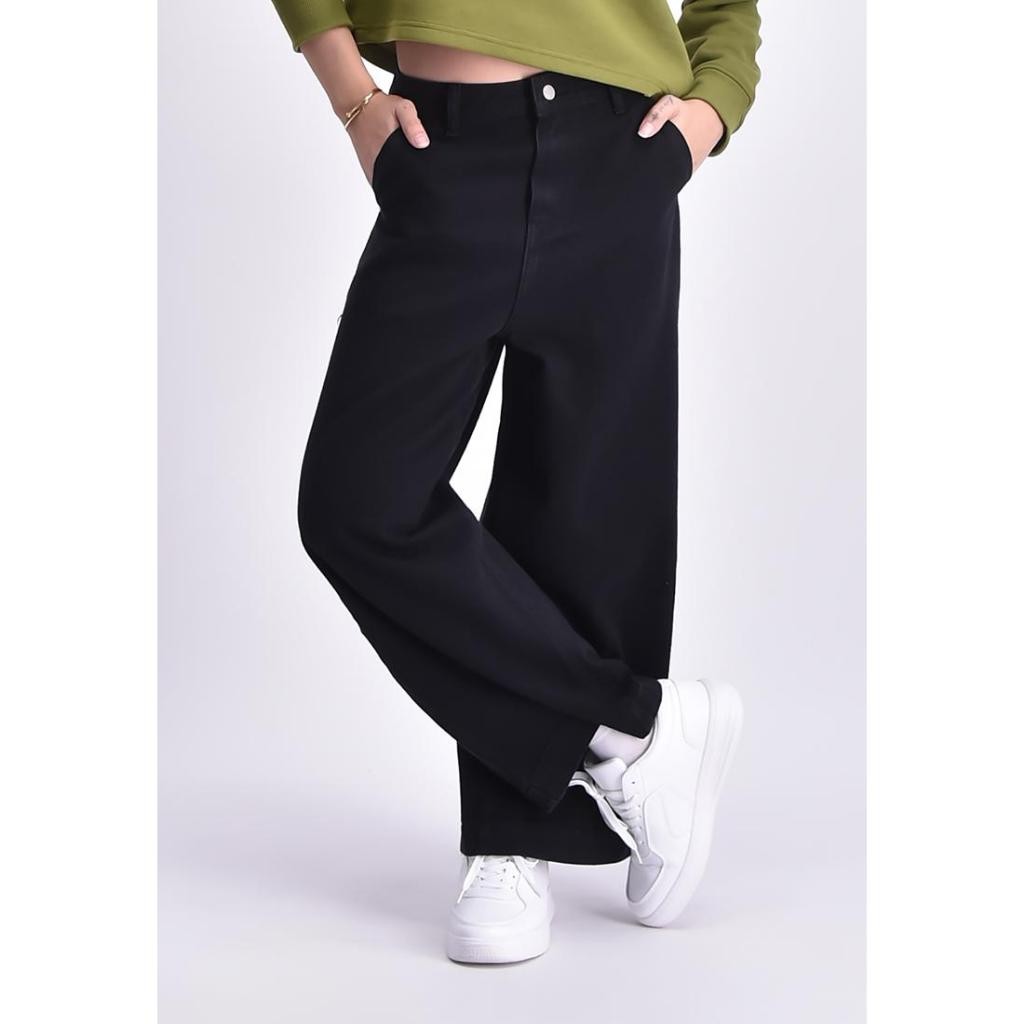 BENCH/ - YPD0854 - Bench x UNIS Women's Wide Leg Denim Pants | Shopee ...