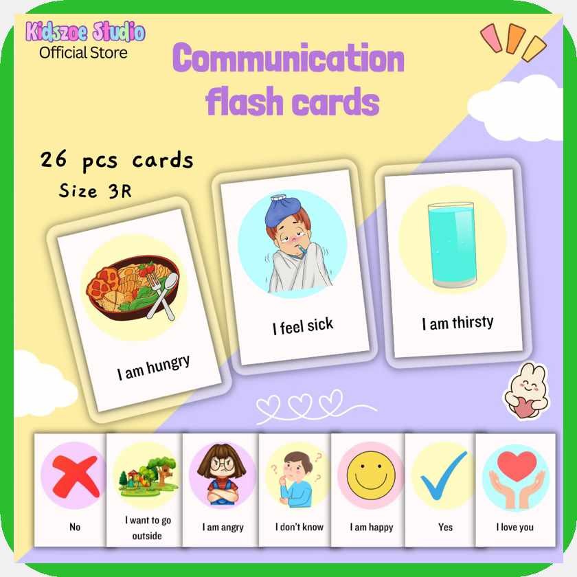 Communication_cf)L)speech)E?therapy*U?laminated*Cs?flashcards | Shopee Philippines