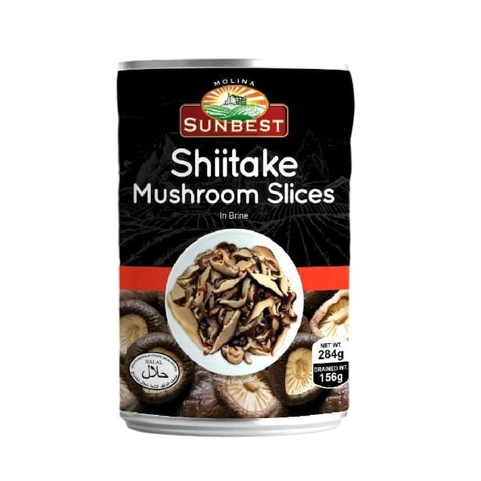 Sunbest Shitake Mushroom Slices 284g | Shopee Philippines