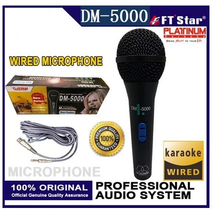 Hyundai Platinum DM-5000 Professional Dynamic Microphone | Shopee ...