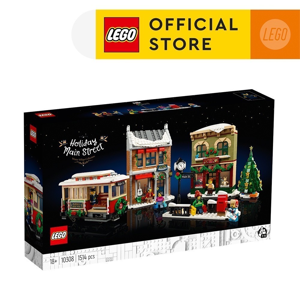 LEGO® D2C Icons 10308 Holiday Main Street, Age 18+, Building Blocks ...