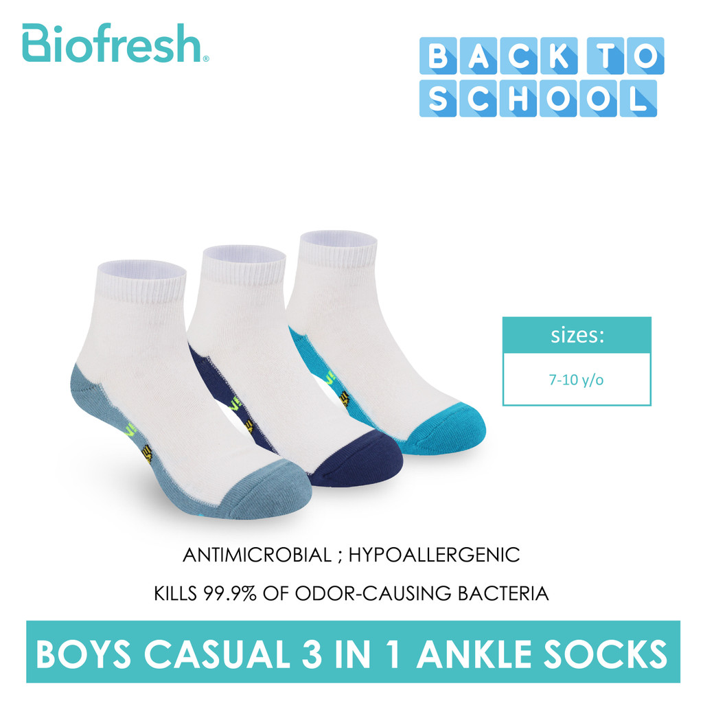 Biofresh | SpongeBob Boys’ Antimicrobial Cotton Lite Casual Ankle Socks ...