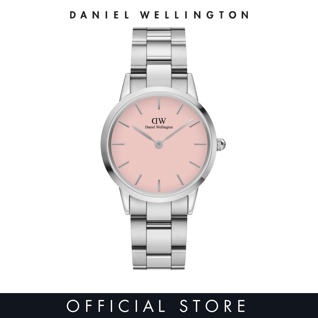 [2 Years Warranty] Daniel Wellington Iconic Link Blush 28/32/36mm Silver Pastel Pink watch - DW ...