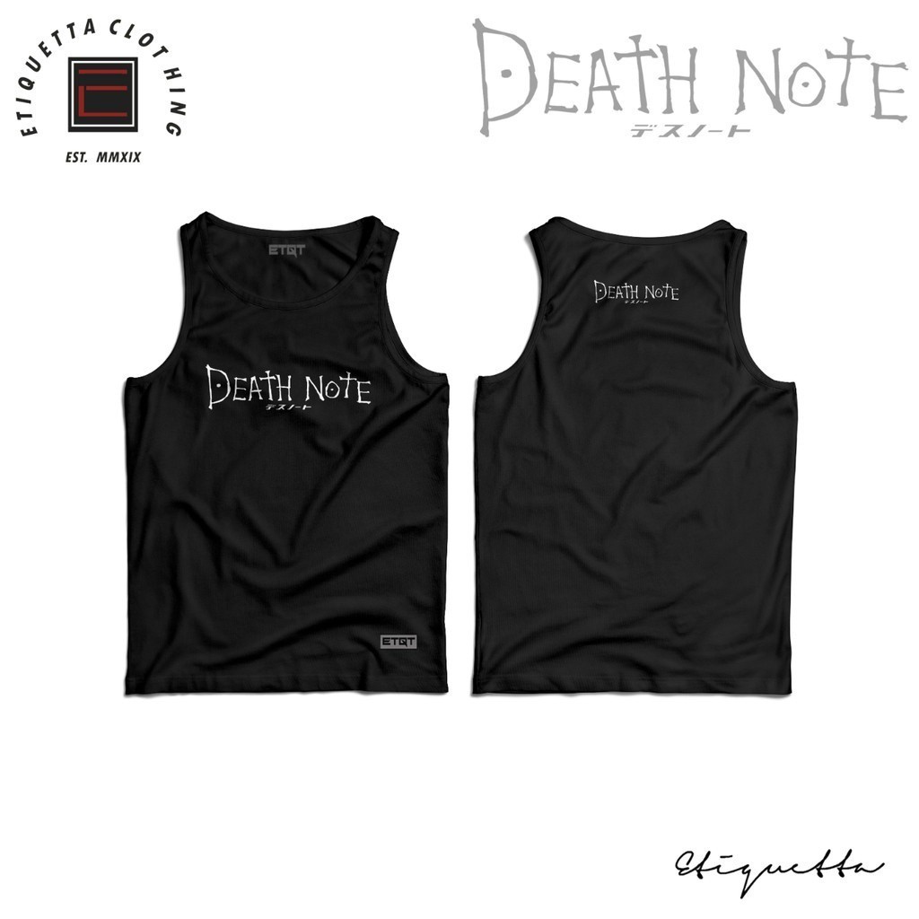 GooFee - ETQT WorldWide - Unisex - Anime Tank Top - Death Note - Title ...