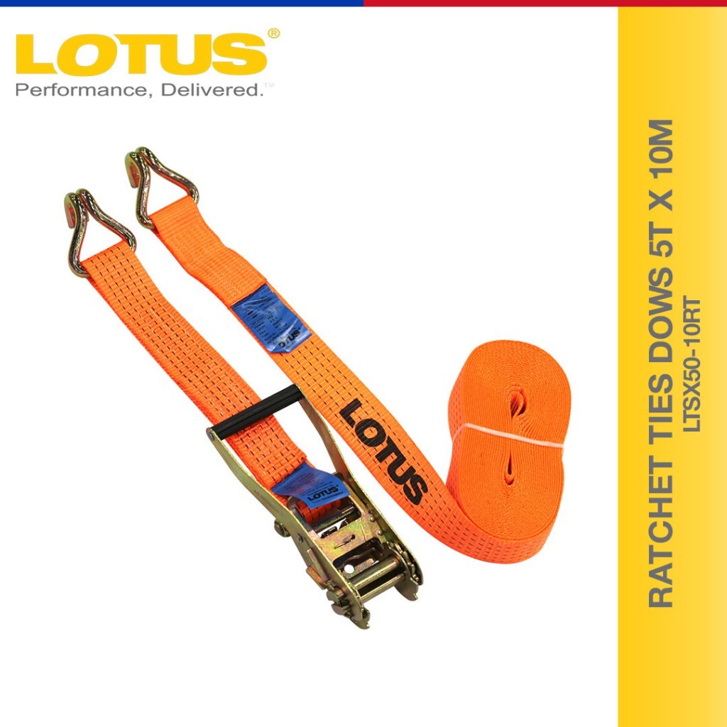 Lotus Ratchet Tie Downs 2" 5T X 10M LTSX50-10RT | Shopee Philippines