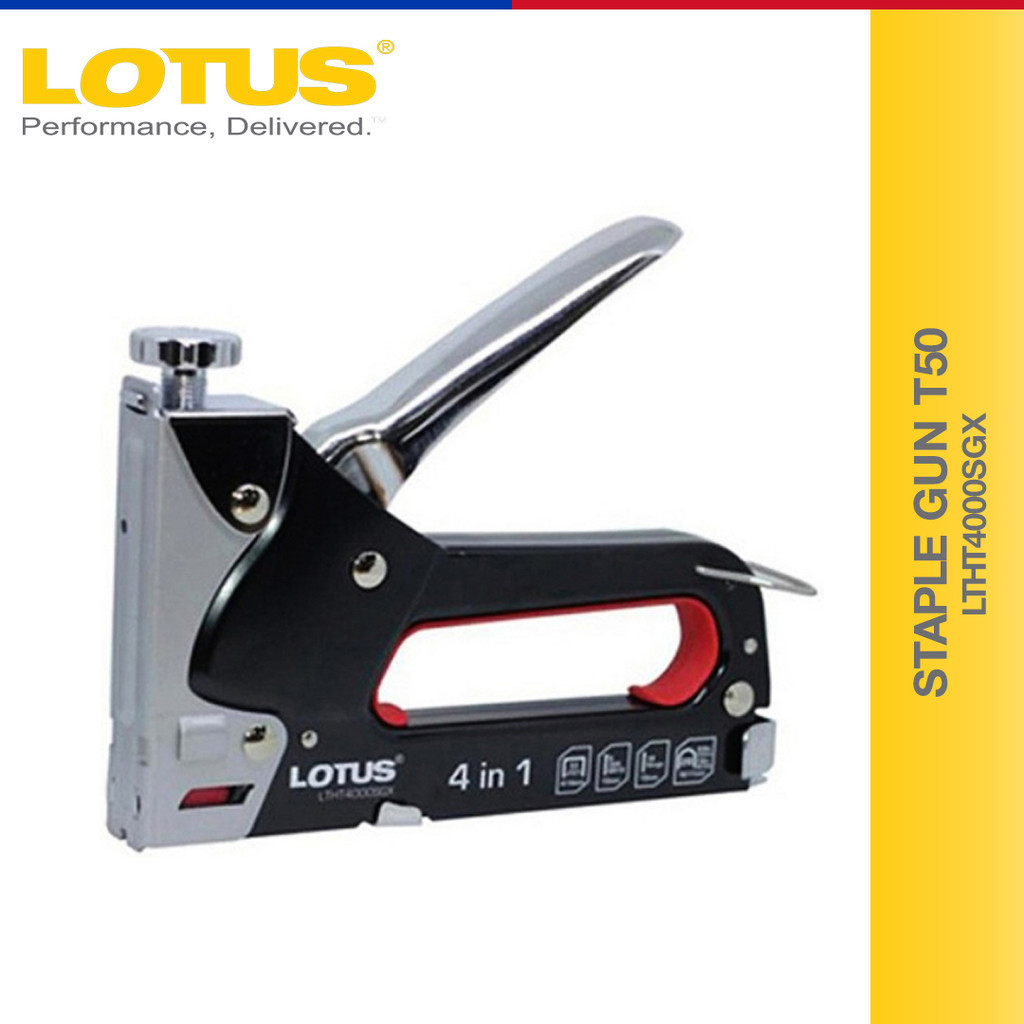 LOTUS STAPLE GUN (4-IN-1) LTHT400SGX | Shopee Philippines