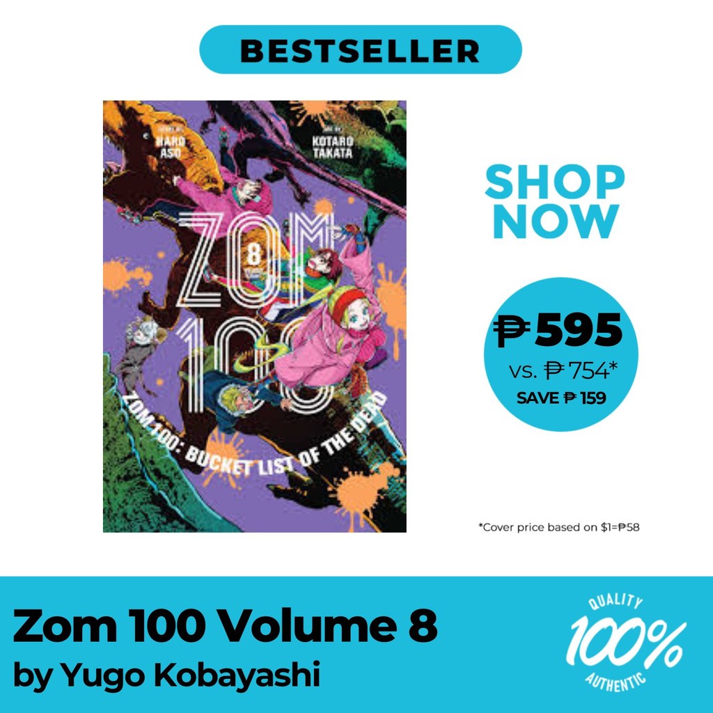 Zom 100 Volume 8 by Yugo Kobayashi - Trade Paperback - Manga - Comics | Shopee Philippines