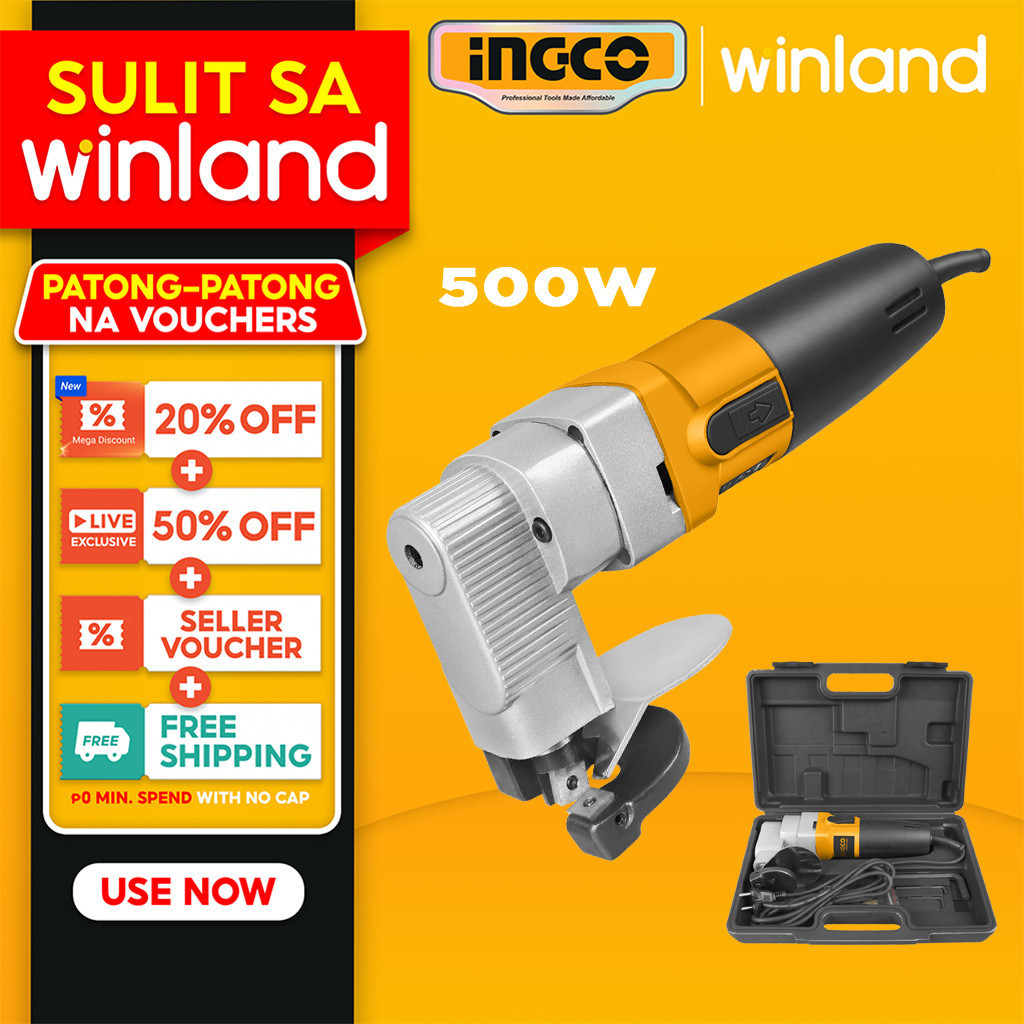 Ingco by Winland Electric Shear Scissors 500W EN5002 ING-PT | Shopee ...