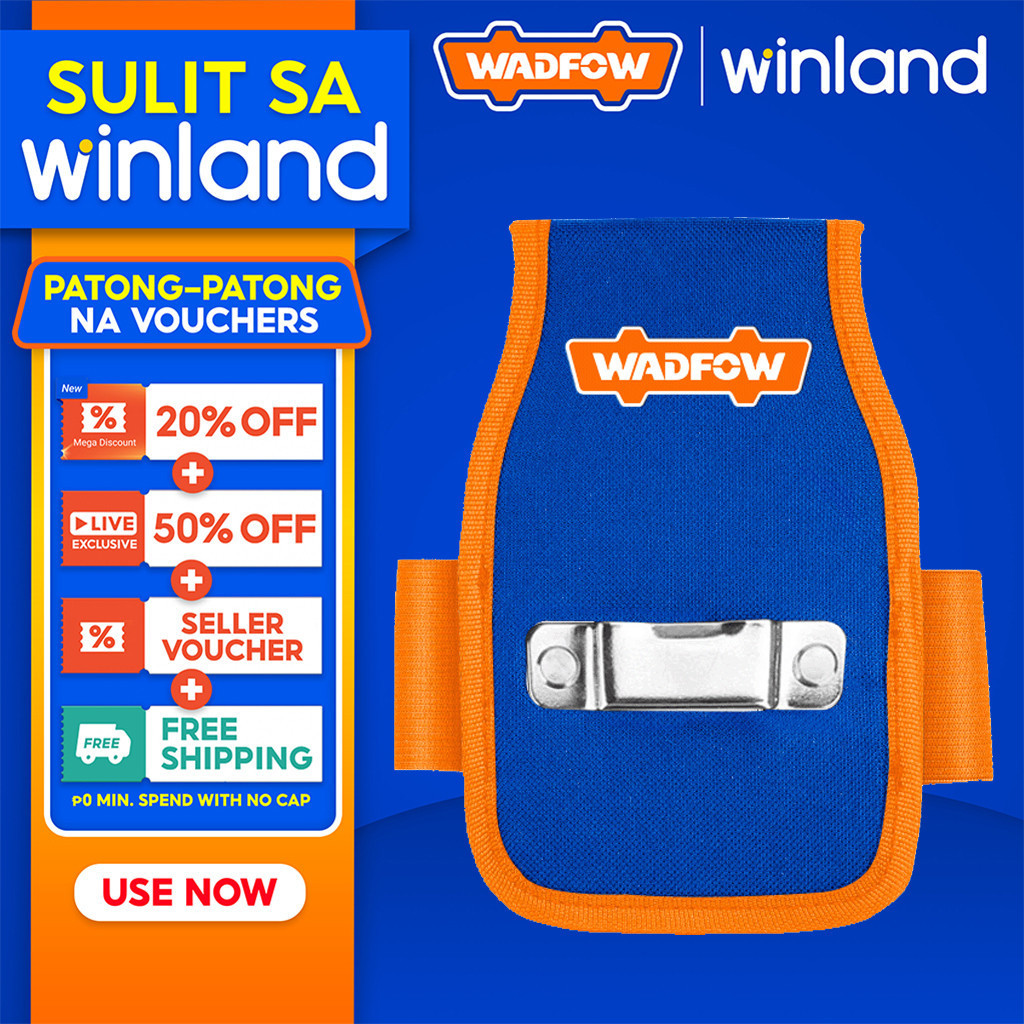 Wadfow by Winland 170 X 140mm Tool Bag Organizer Storage Belt With 1pc ...