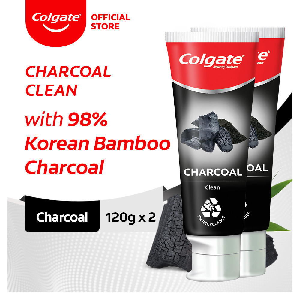 Colgate Naturals Toothpaste Charcoal Clean, Vegan, Sugar Free Cruelty ...