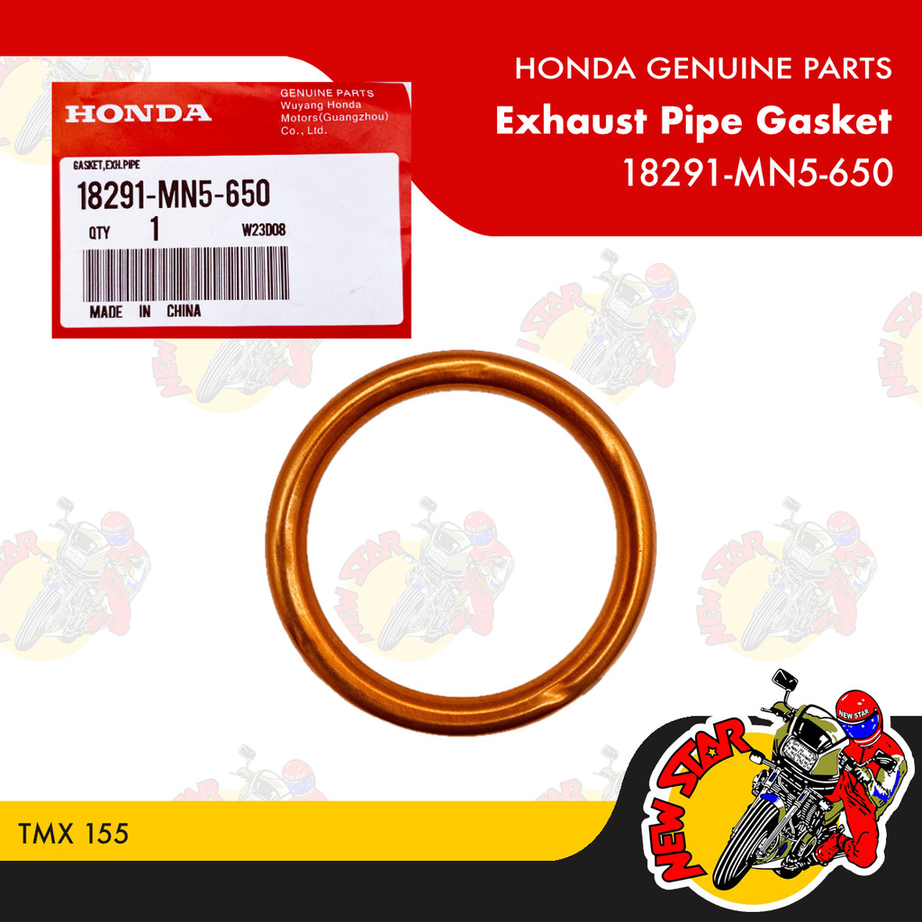 18291-MN5-650 | Exhaust Pipe Gasket | Genuine Honda parts | TMX 155 ...