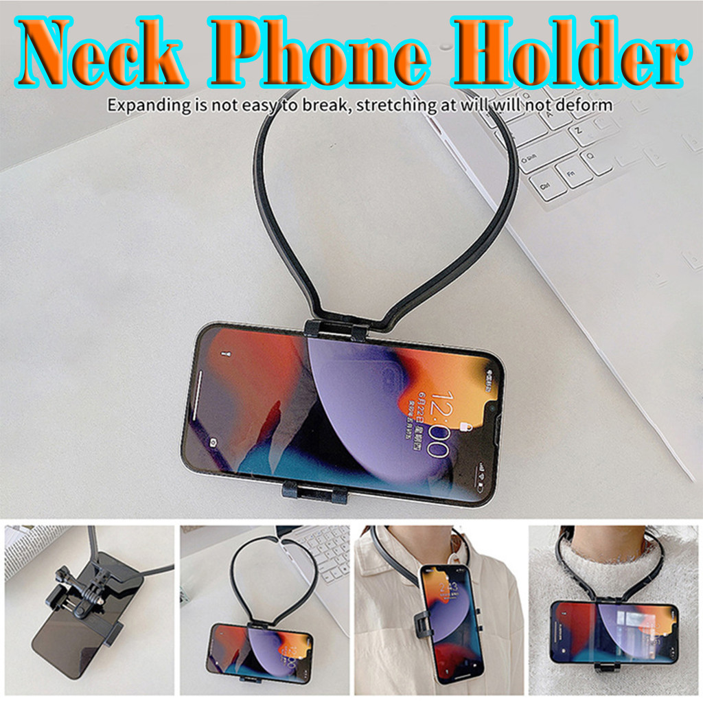 Universal Hands-Free Neck Phone Holder Neck Hanging Phone Holder Lazy ...