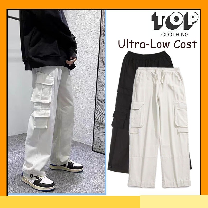 [COD & Ready Stock] Cargo Pants For Men Six Pocket Pants For Men Wide ...