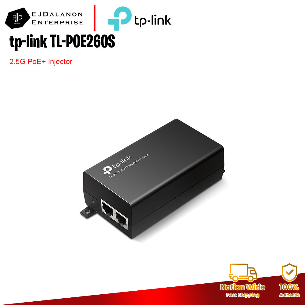 tp-link TL-POE260S 2.5G PoE+ Injector | EJDalanon Enterprise | Shopee ...