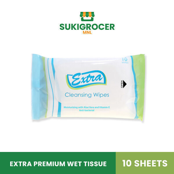 Extra Premium Wet Tissue 10 Sheets | Shopee Philippines