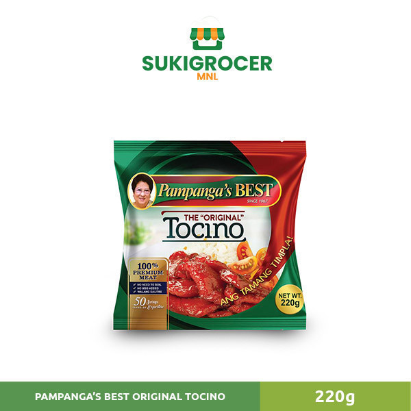 Pampanga's Best Tocino Original 220g | Shopee Philippines