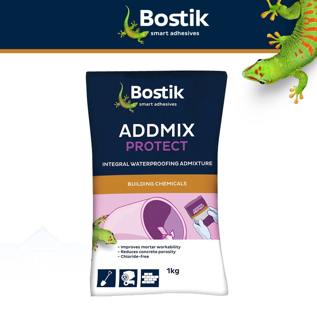 Bostik Addmix Protect Integral Waterproofing Admixture 1kg- For floor ...
