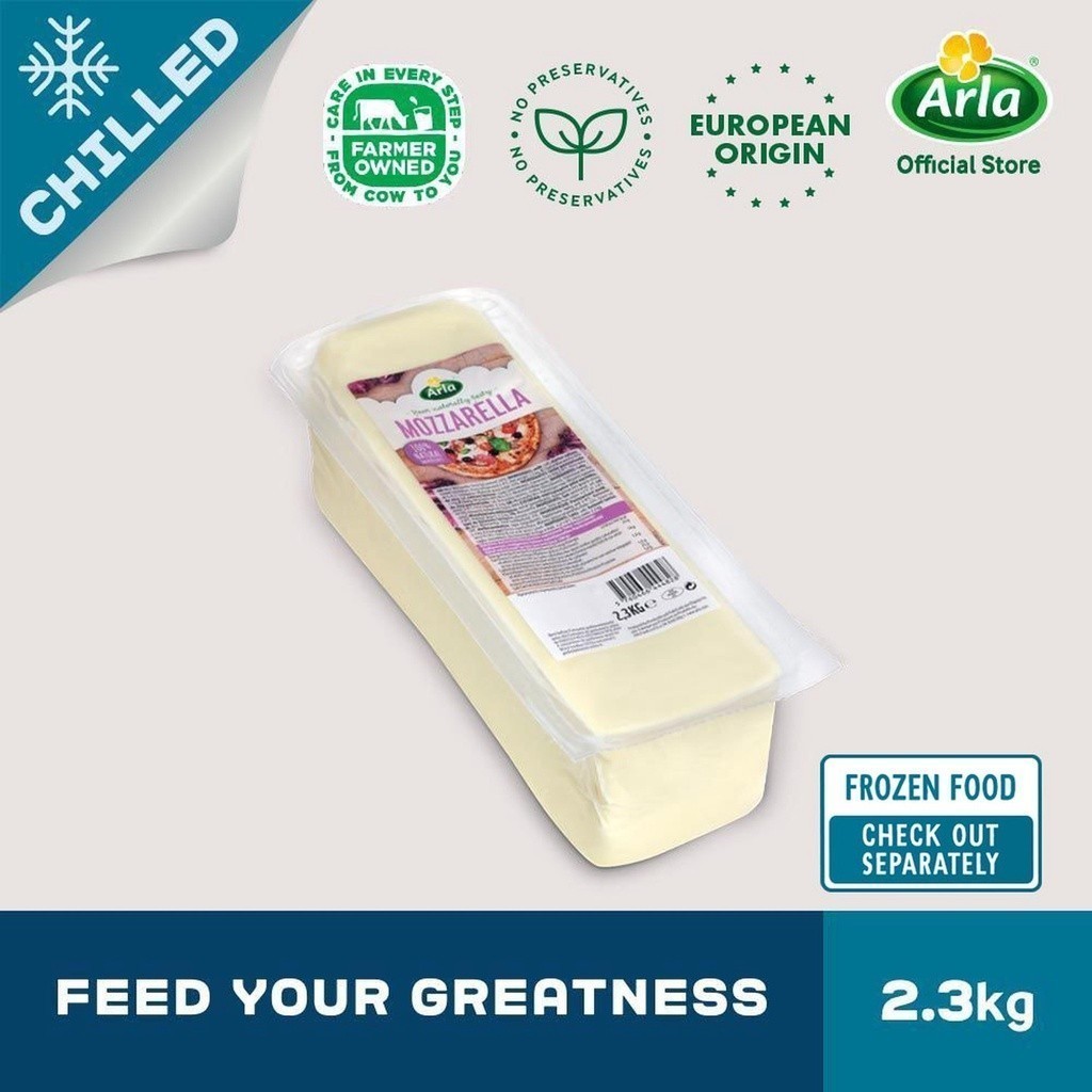 Arla Natural Mozzarella Block 2.3kg | Shopee Philippines