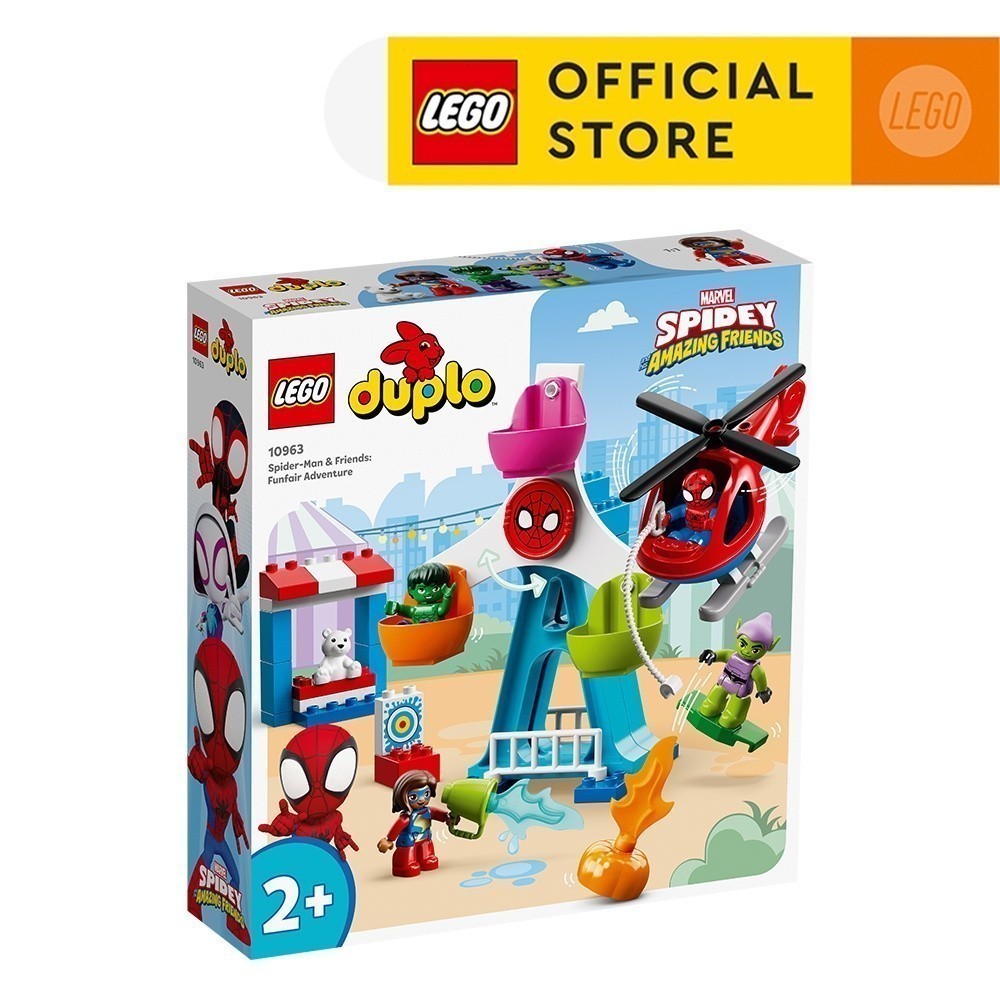 LEGO® DUPLO 10963 Spider-Man & Friends: Funfair Adventure, Age 2 ...