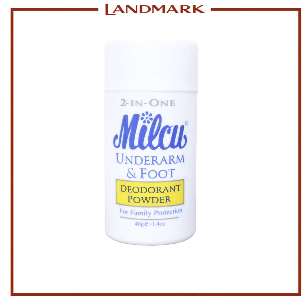 Milcu 2-in-1 Underarm and Foot Deodorant Powder | Shopee Philippines