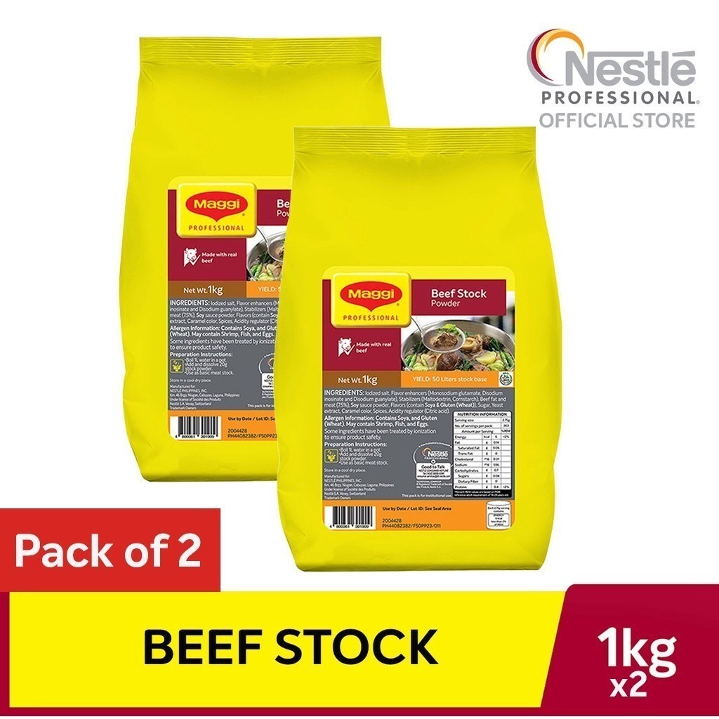 Maggi Beef Stock 1kg - Pack of 2 | Shopee Philippines