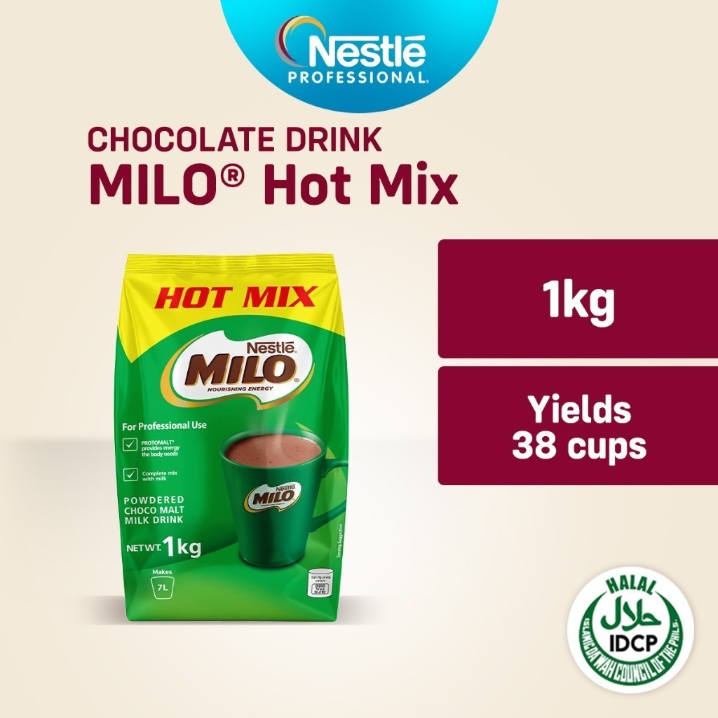 Milo Hot Mix Powdered Choco Malt Milk Drink 1kg | Shopee Philippines