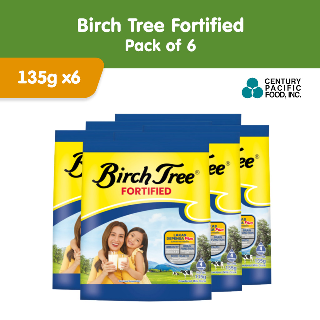 Birch Tree Fortified 135g Pack of 6 | Shopee Philippines