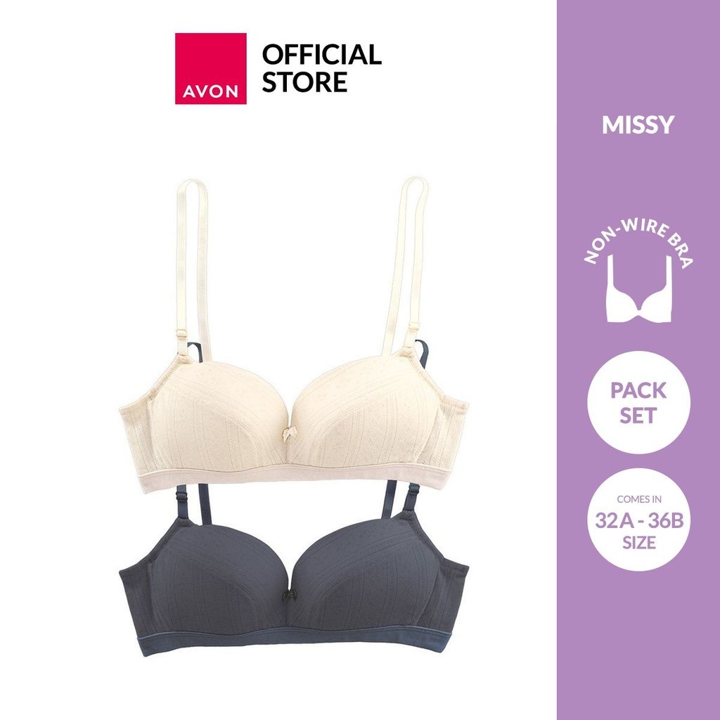 Avon Missy | Daisy Basic Bra (2 pcs Bra Set) | Women's | Shopee Philippines