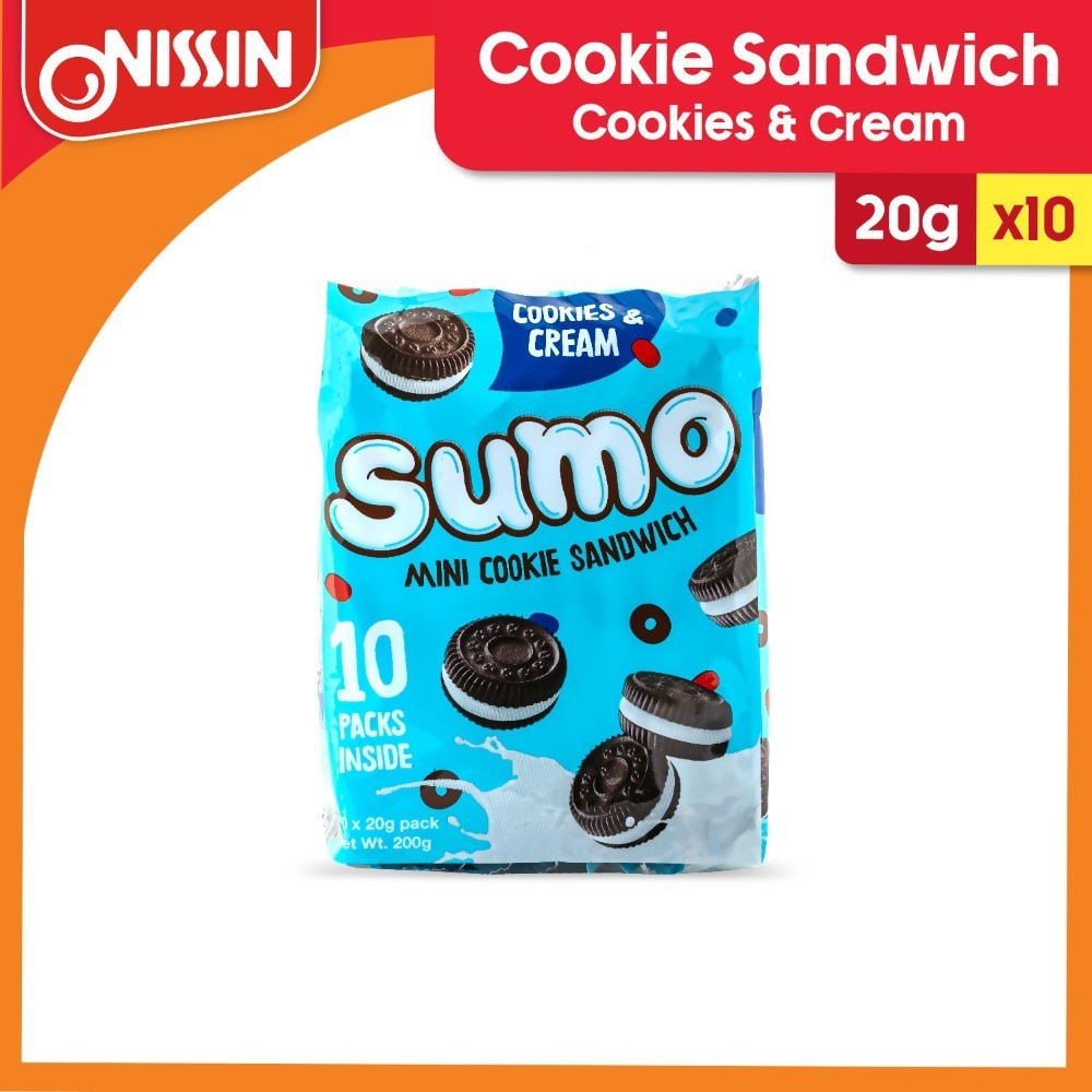 Sumo Mini Cookies & Cream 20gx10 | Shopee Philippines