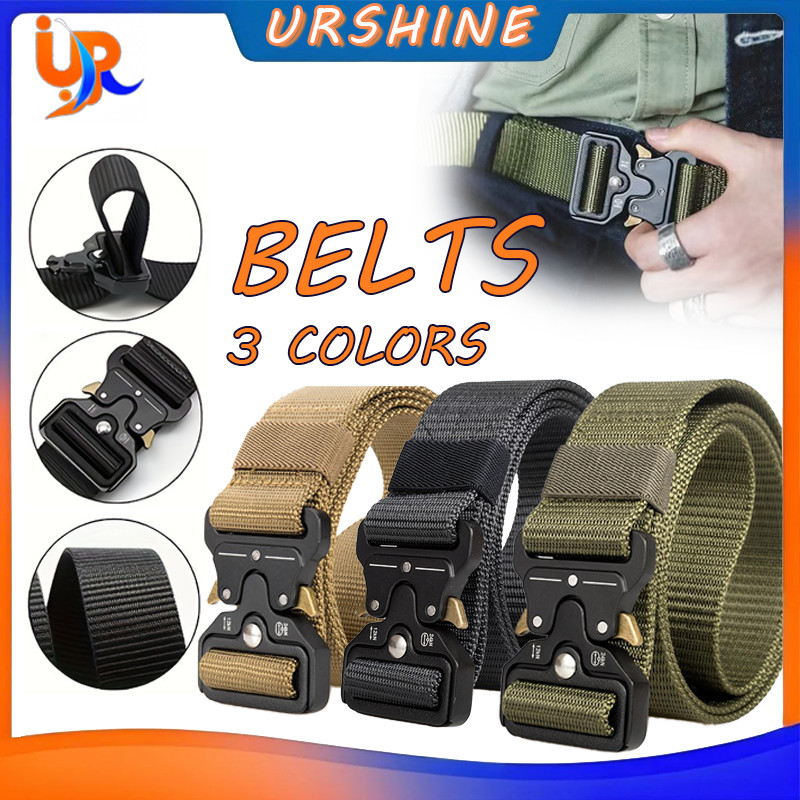 Outdoor Tactical Belt Quick Release Outdoor Belt Soft Real Nylon Sports ...