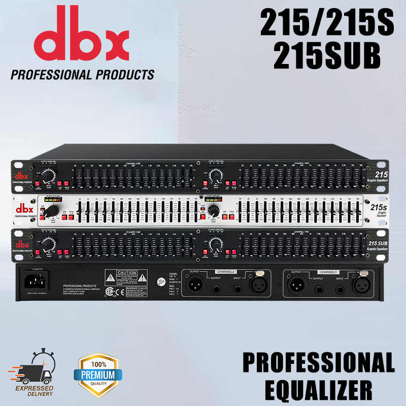 DBX EQ215/215S/231/231S/231SUB/2231 2-Series Graphic Equalizer DUAL 15 Band Graphic There is a ...