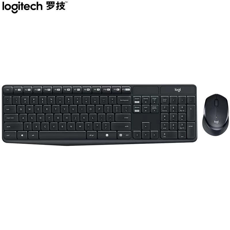 Original Logitech wireless keyboard set desktop computer notebook keyboard mouse office use ...