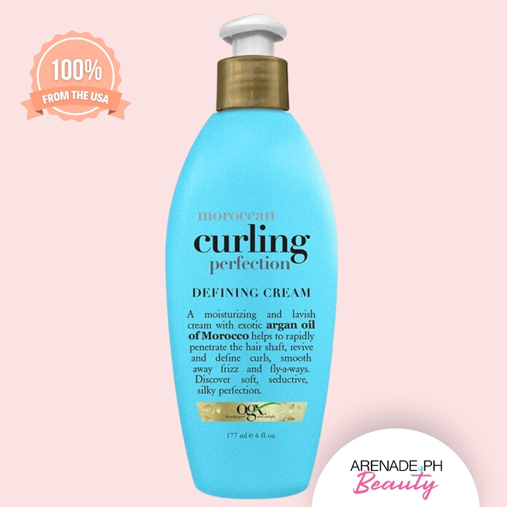 OGX Moroccan Curling Perfection Defining Cream 177ml | Shopee Philippines