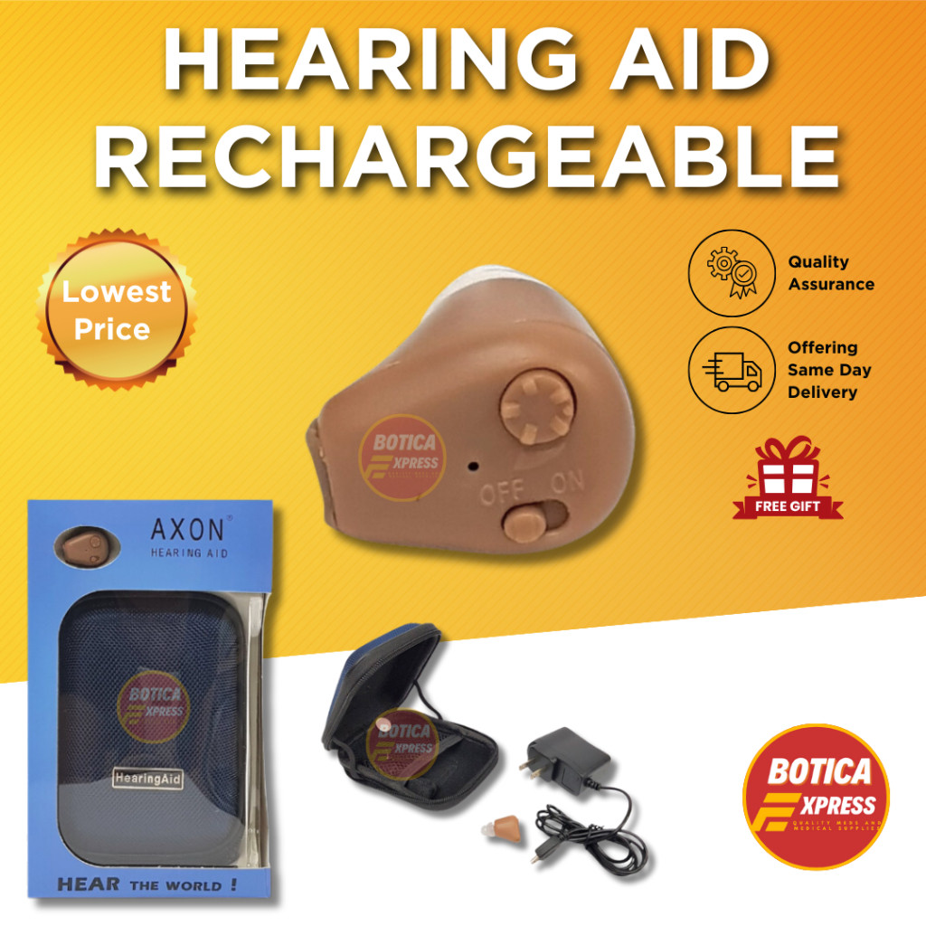 Hearing Aid (Rechargeable) AXON | Shopee Philippines