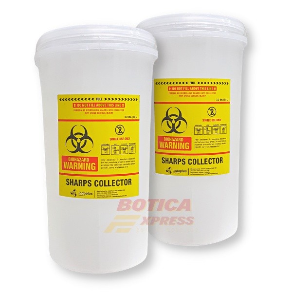 Sharps Container (Round) 3 Liter | Shopee Philippines