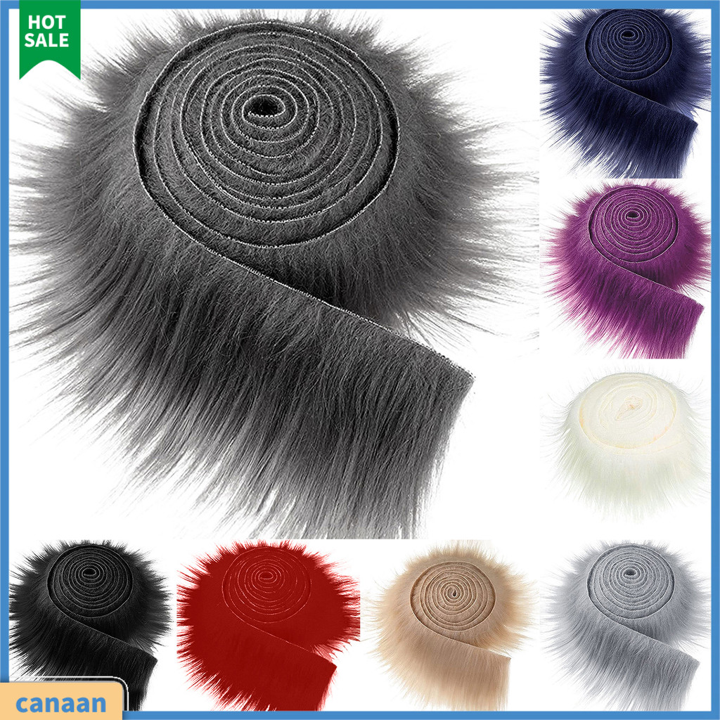(CA)1 Roll Faux Fur Ribbon DIY Shaggy Plush Faux Fur Fabric Precut ...
