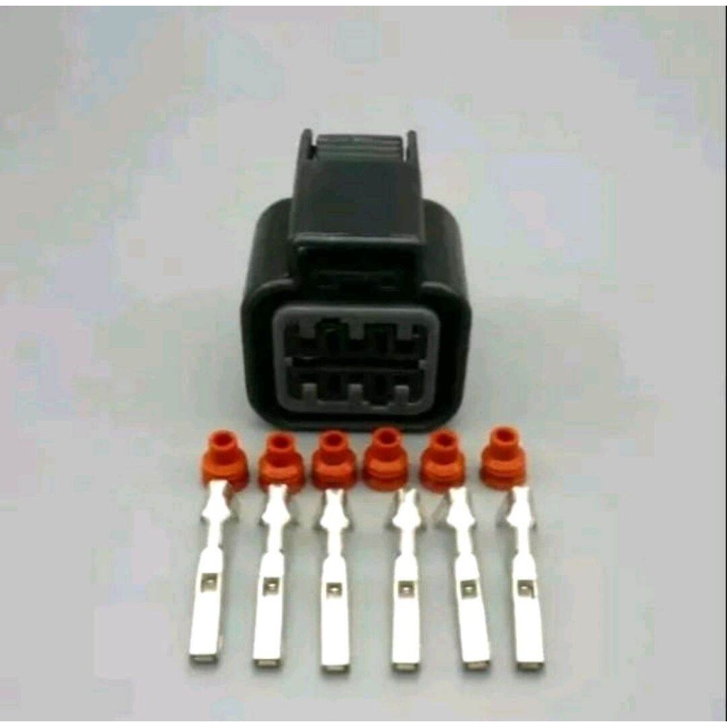 6 Pin Female IACV Socket for Lancer '97-'99 CJ GSR 4G92A, CK Pizza 4G92 ...