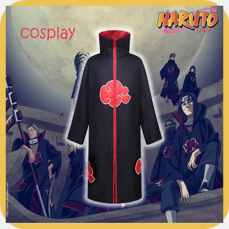 Naruto[bx]Costume&eV"Akatsuki%WA*Cloak*P~Cosplay*D?Sasuke~T*Uchiha?O ...