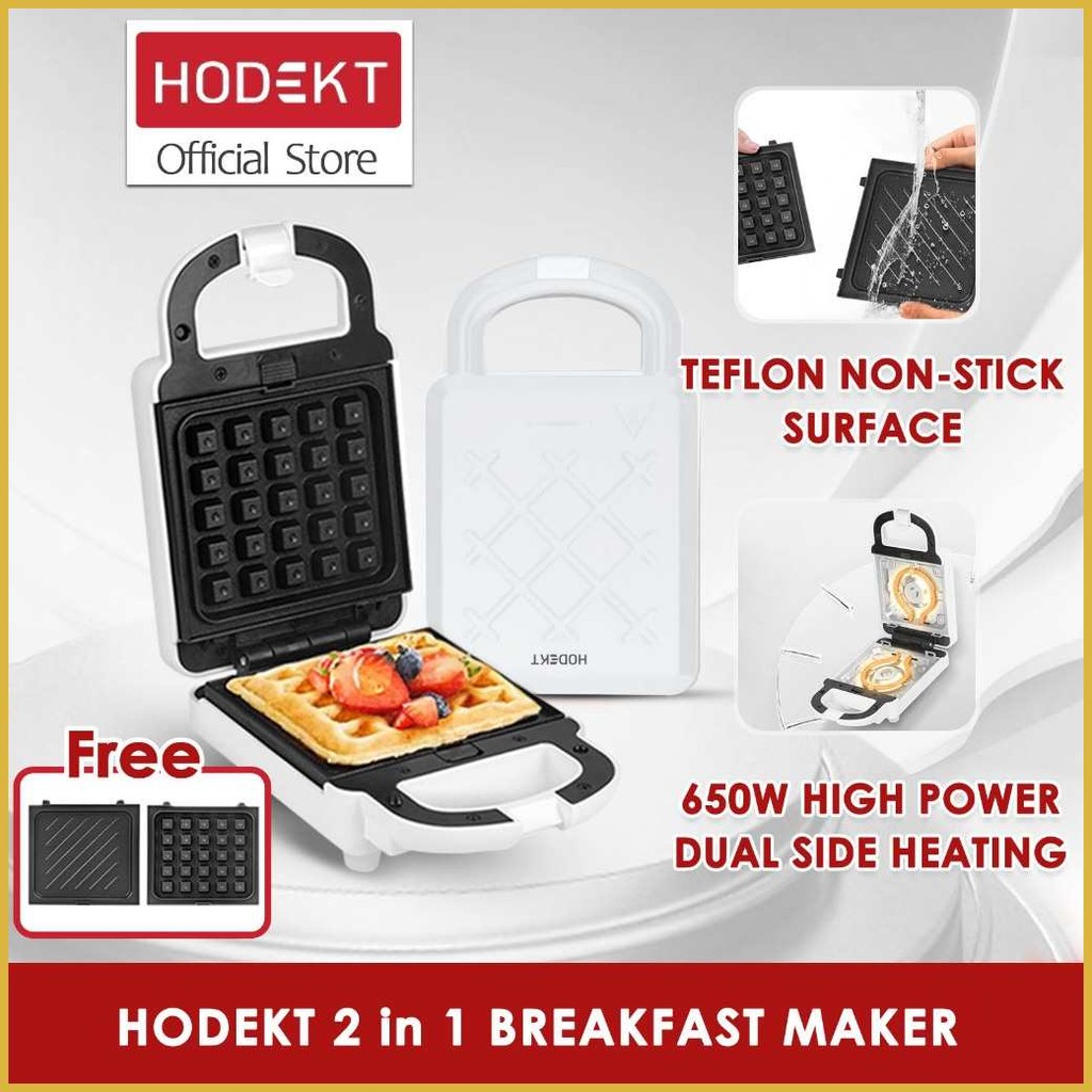 HODEKT Waffle}P)Maker>O}Sandwich)S>Maker}P)Breakfast Maker Bread ...