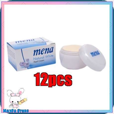 MENA`AJ;OG`:`lj%Natural:Wf_White-Pearl&Cream/3g(12PCS) | Shopee Philippines