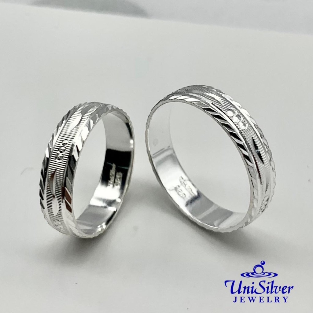 Unisilver 925 Sterling Wedding/Lover's Ring WR152 ( SOLD PER PIECE ...