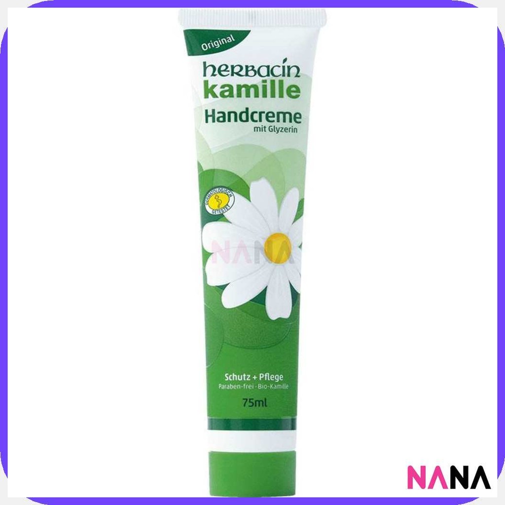 Herbacin$I\Kamille=r)Hand,zU&Cream&v`With&Glycerin`a&75ml | Shopee ...