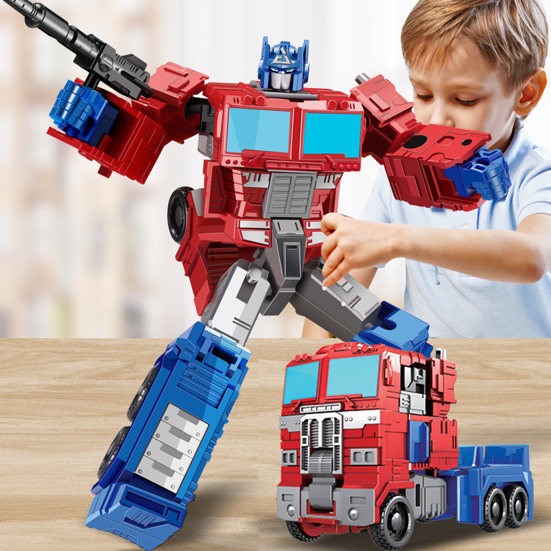Jie Liya Transformers Robot Toy Optimus Prime Racing Commander Children ...