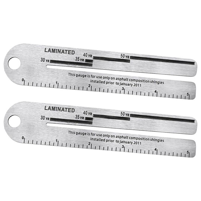 2Pcs 4/09 Shingle Gauge,Measuring Tool For Roof Shingle,Roof Pitch ...