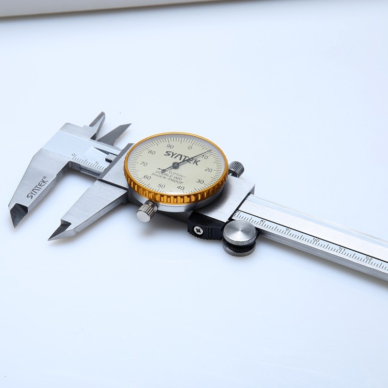 0.01mm Dial Calipers Bidirectional Shock-proof Stainless Steel Dial ...